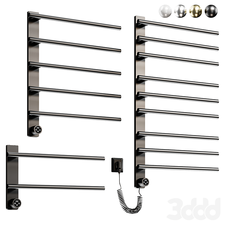 Electric heated towel rail Wonzon Woghand - Полотенцесушитель - 3D модель