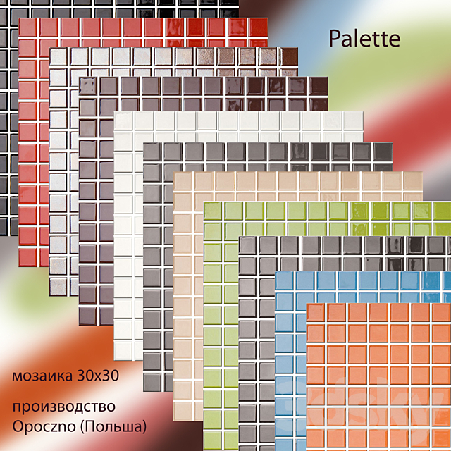 Palette collection - Tile - 3D Models
