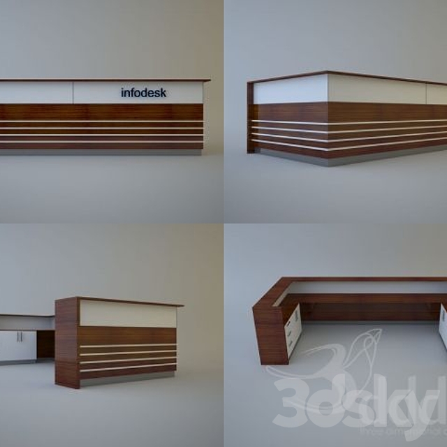 infodesk - Office furniture - 3D Models
