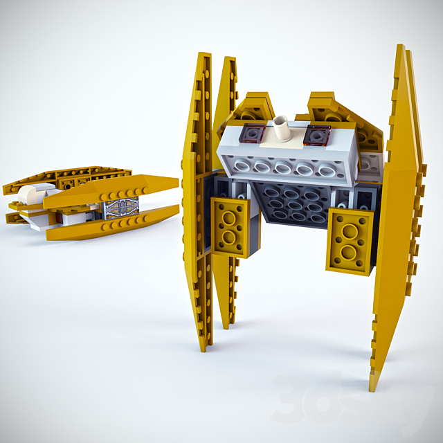 LEGO Star Wars Droid Fighter - Toy - 3D Models