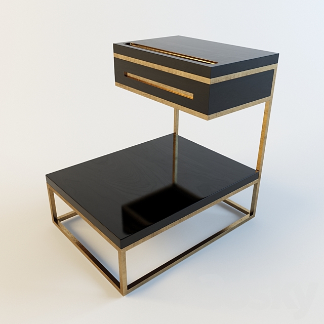 Alta Caixa side table by Azadeh Shladovsky - Table - 3D Models