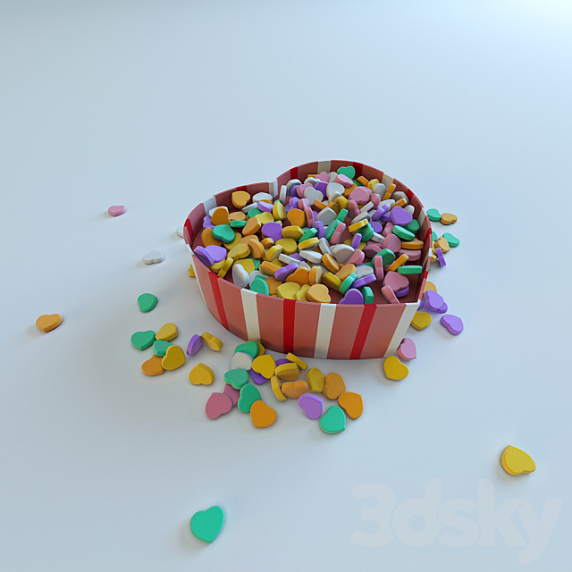 Love Sweets - Food and drinks - 3D Models