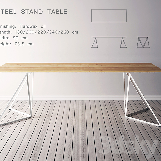 3d models: Table - Stand table