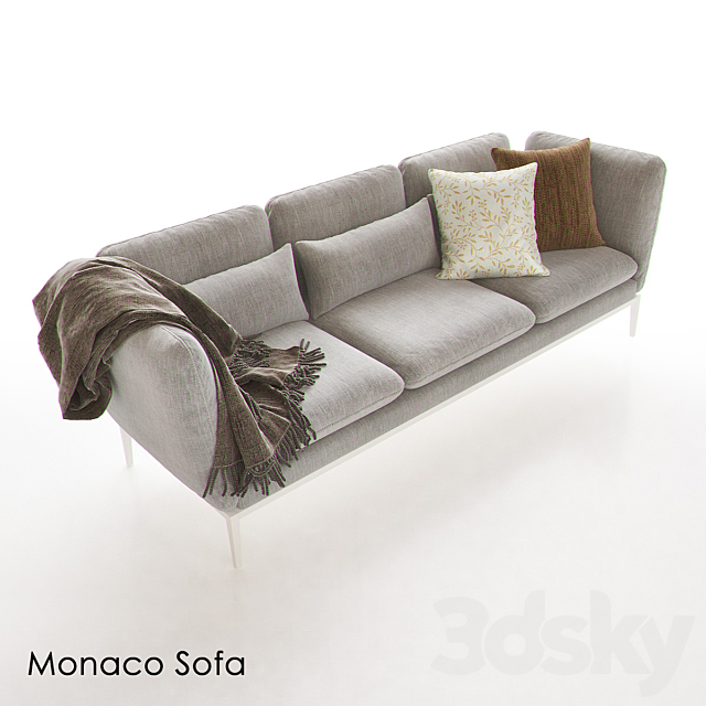 Monaco Sofa - Sofa - 3D Models