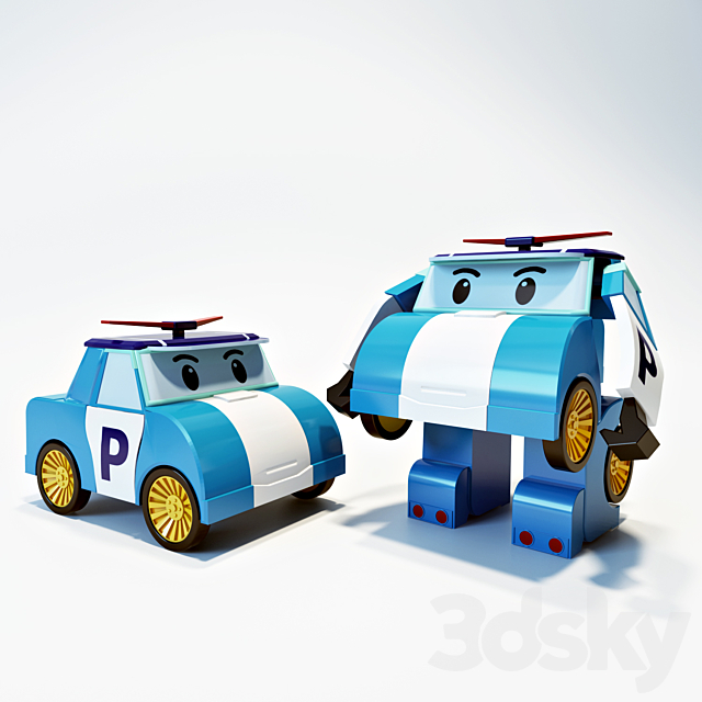 Robocar Poli - Toy - 3D Models