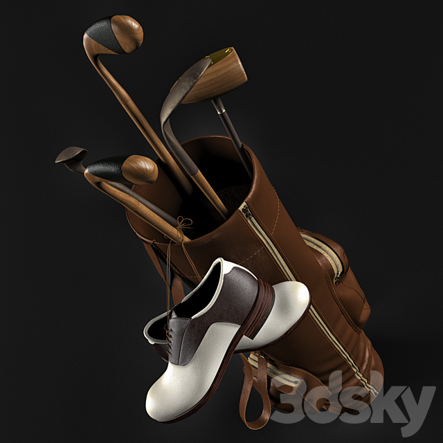 Golf bag - Sports - 3D Models