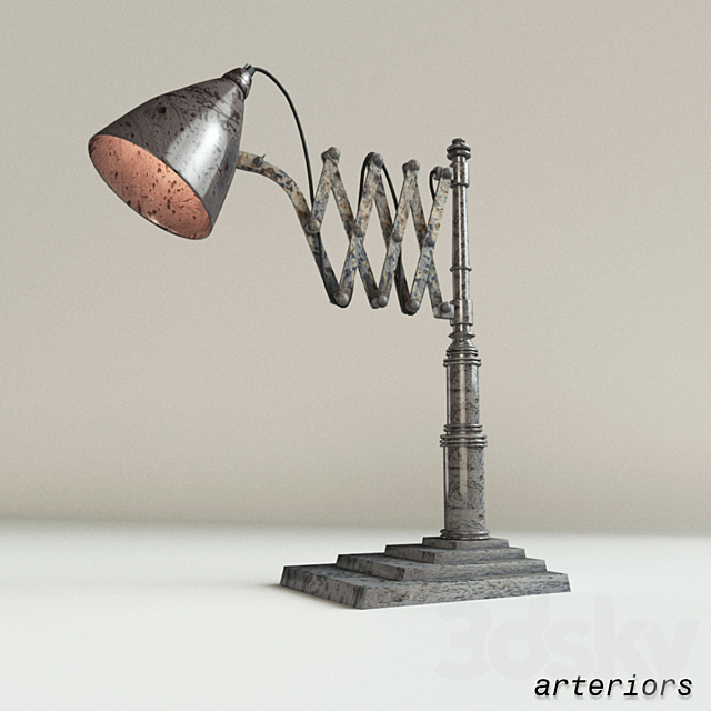 Arteriors Fraiser Desk Lamp - Table lamp - 3D Models