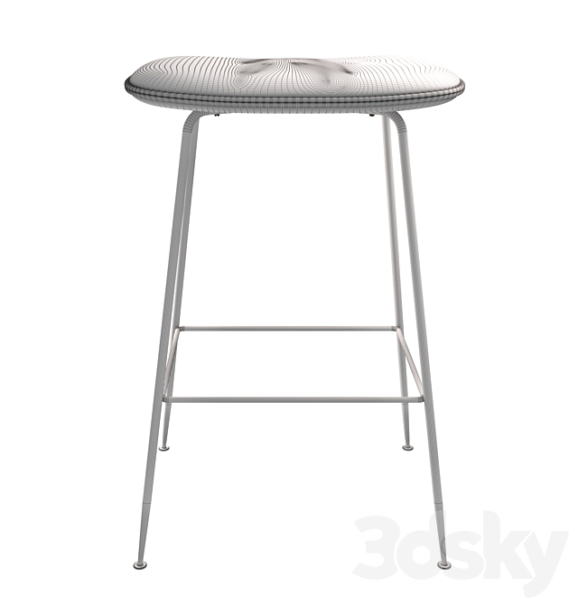 Gubi Beetle Bar Stool - Chair - 3D Models