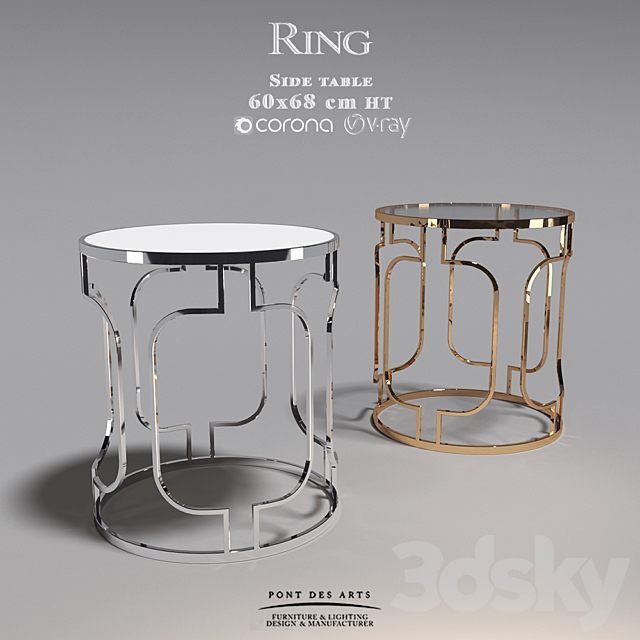 RING side table - Table - 3D Models