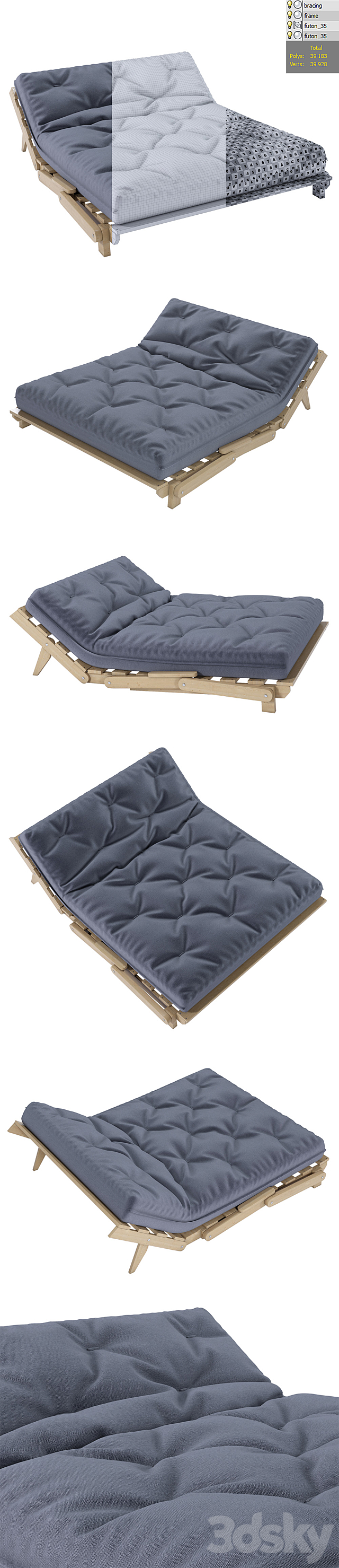 futon_2 - Other soft seating - 3D Models