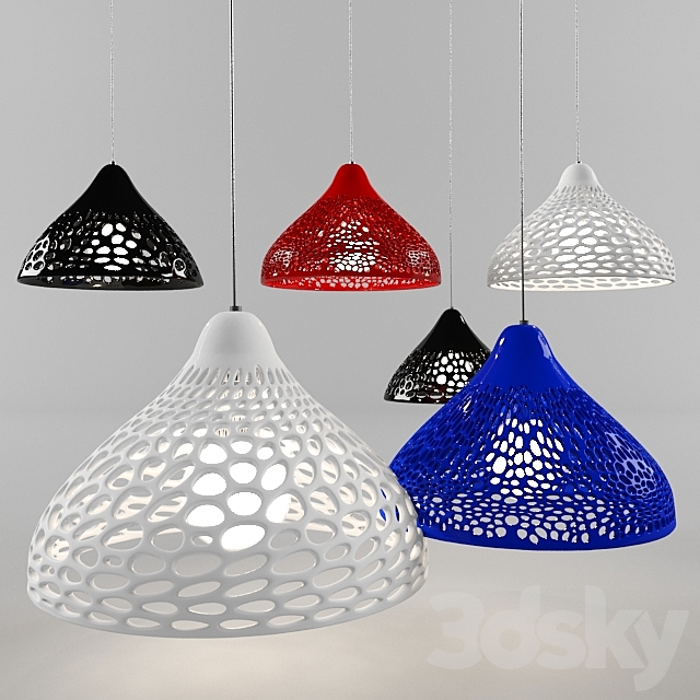 3d printed lamp - Pendant light - 3D Models