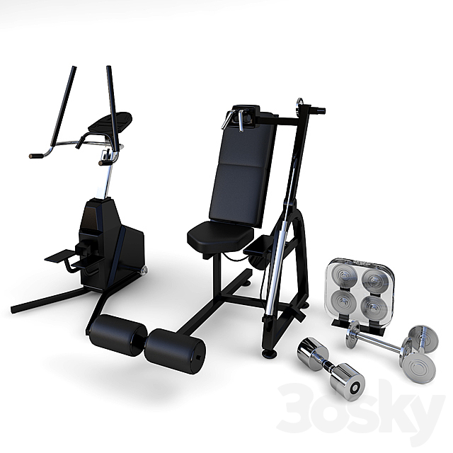 Fitness Machine - Sports - 3D Models