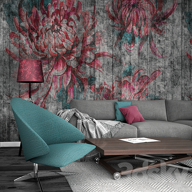 factura,wallpaper - Wall covering - 3D Models