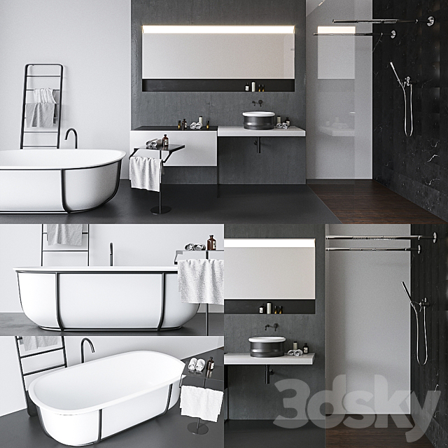 Agape set - Bathroom furniture - 3D Models