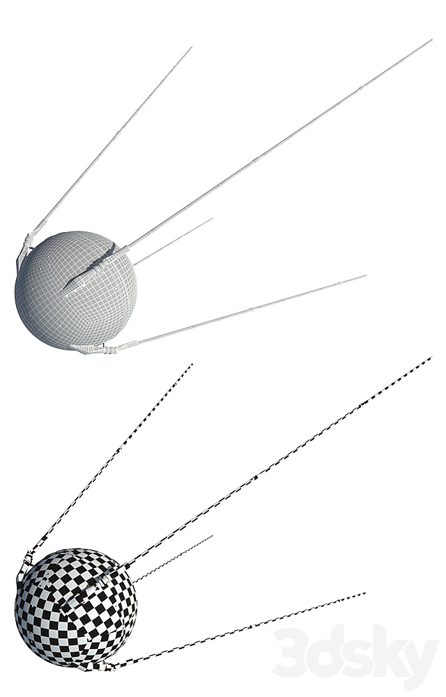 Sputnik-1 - Miscellaneous - 3D Models