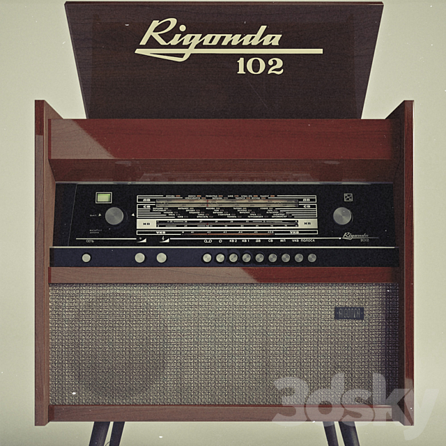 Rigonda - Audio tech - 3D Models
