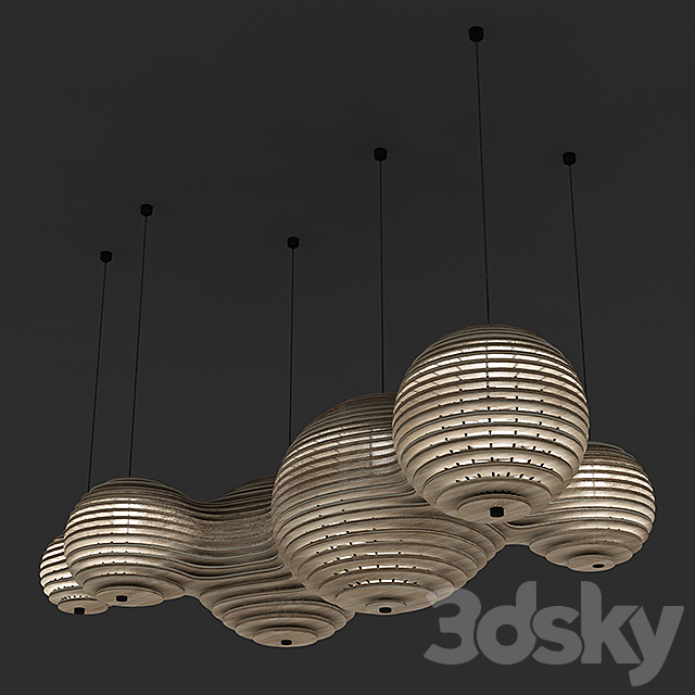 Parametric ceiling light - Pendant light - 3D Models