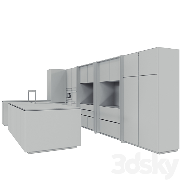 Kitchen Cesar 2 - Kitchen - 3D Models