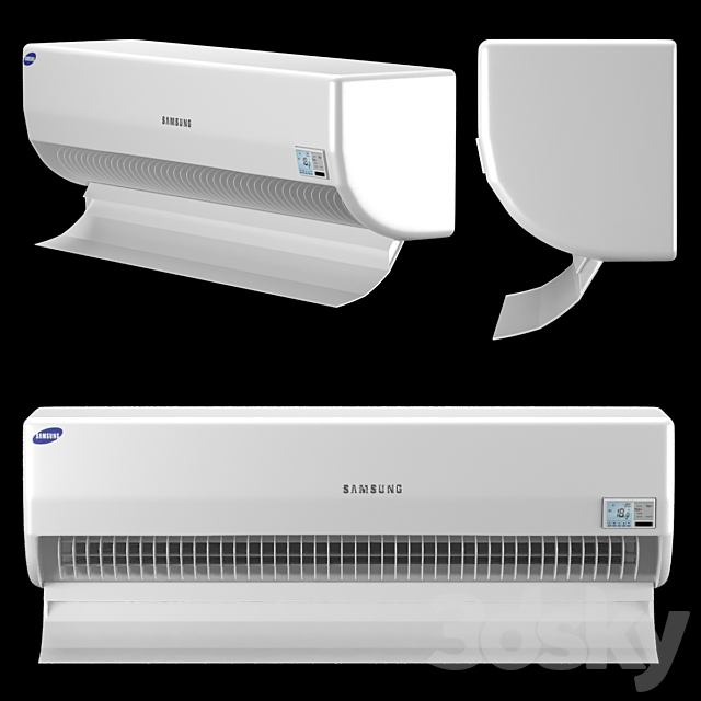 Samsung Air Conditioner - Household appliance - 3D Models
