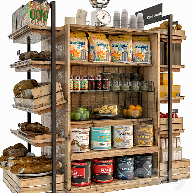 3d models: Shop - JC Grocery Store 4