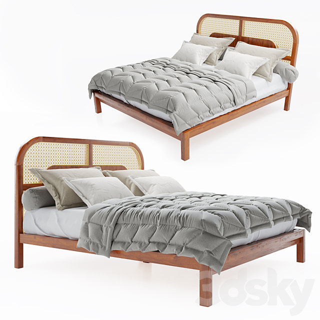 Nadi cane bed - Bed - 3D Models