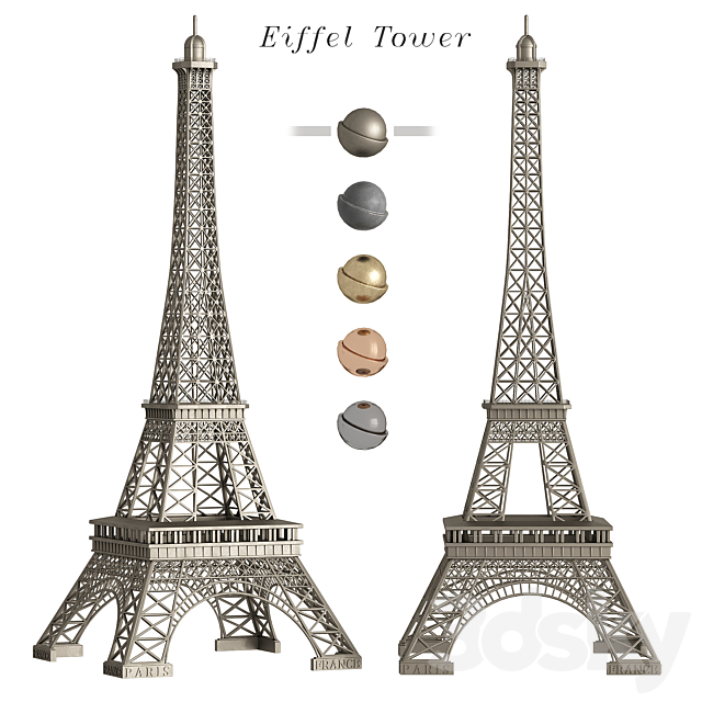 Eiffel tower - Other decorative objects - 3D Models