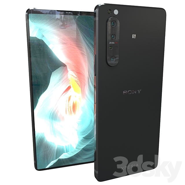 Sony Xperia Mark II - Phones - 3D Models