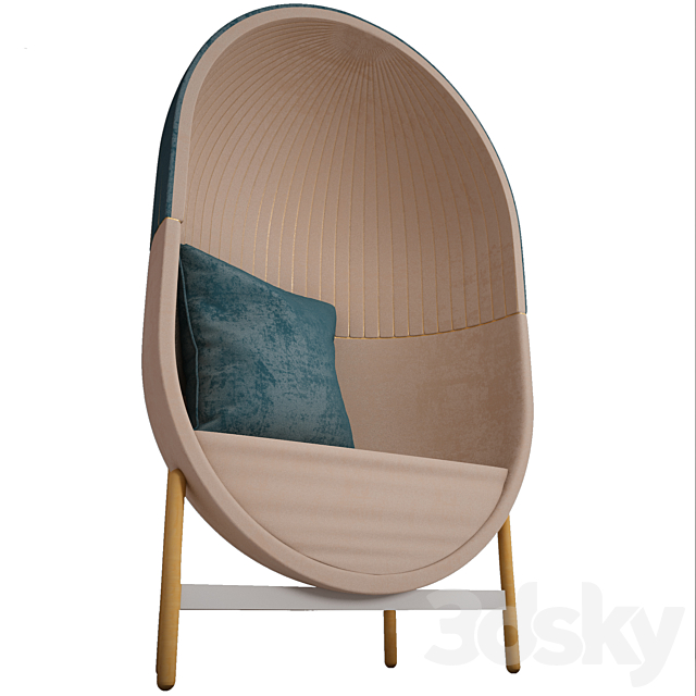 Capsule chair - Arm chair - 3D Models