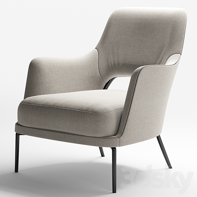 3d models: Arm chair - Flexform joyce armchair
