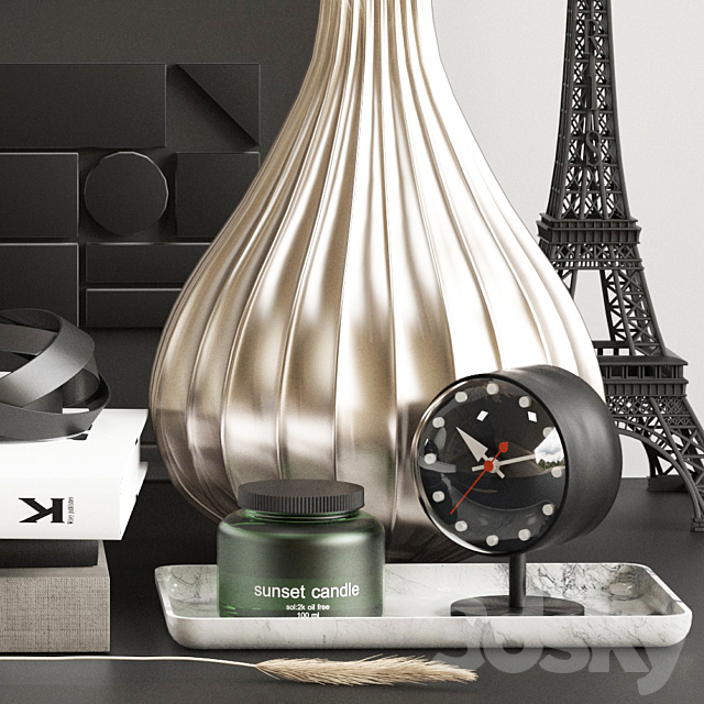 Set 016 Decorative Set 3d Models