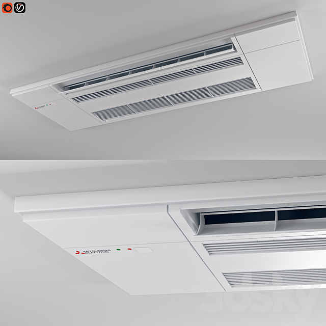 Mitsubishi Electric One Way Ceiling Cassette Mlz Series | Shelly Lighting
