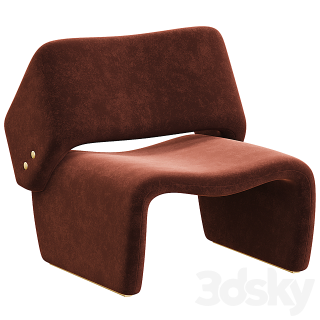 Ondine Lounge Chair - Arm chair - 3D Models
