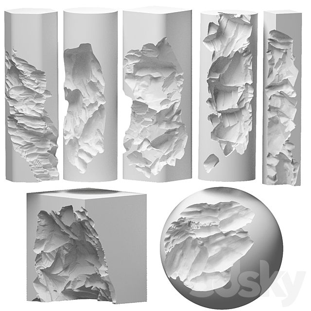 decor gypsum - 3D Models Collection