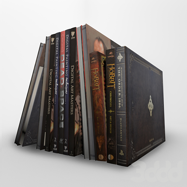 ART BOOKS - Книги - 3D Модель