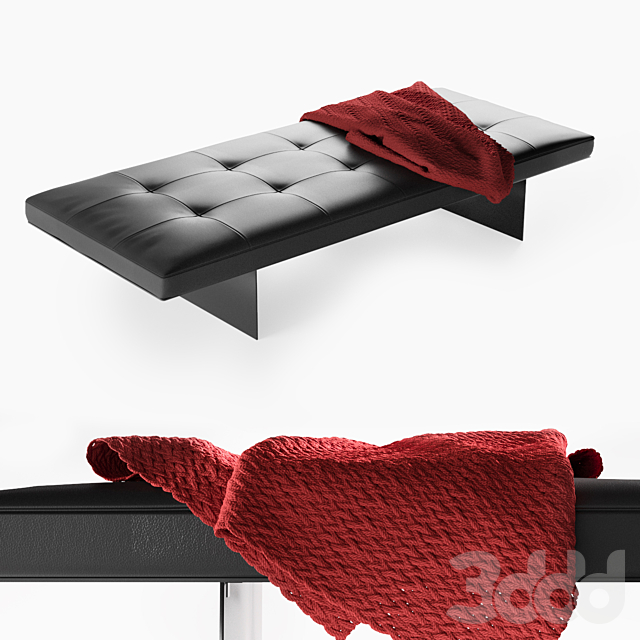 Track Living Divani Bench - Другая мягкая мебель - 3D Модели - 3DDD
