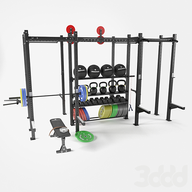 Функциональная рама для Фитнеса - Спорт - 3D Модель
