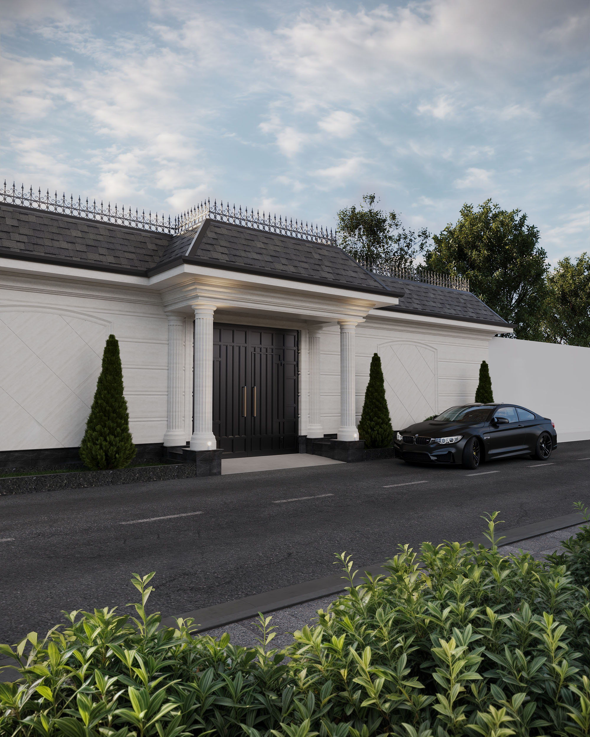 Classic Entrance Gate Design - Работа из галереи 3D Моделей