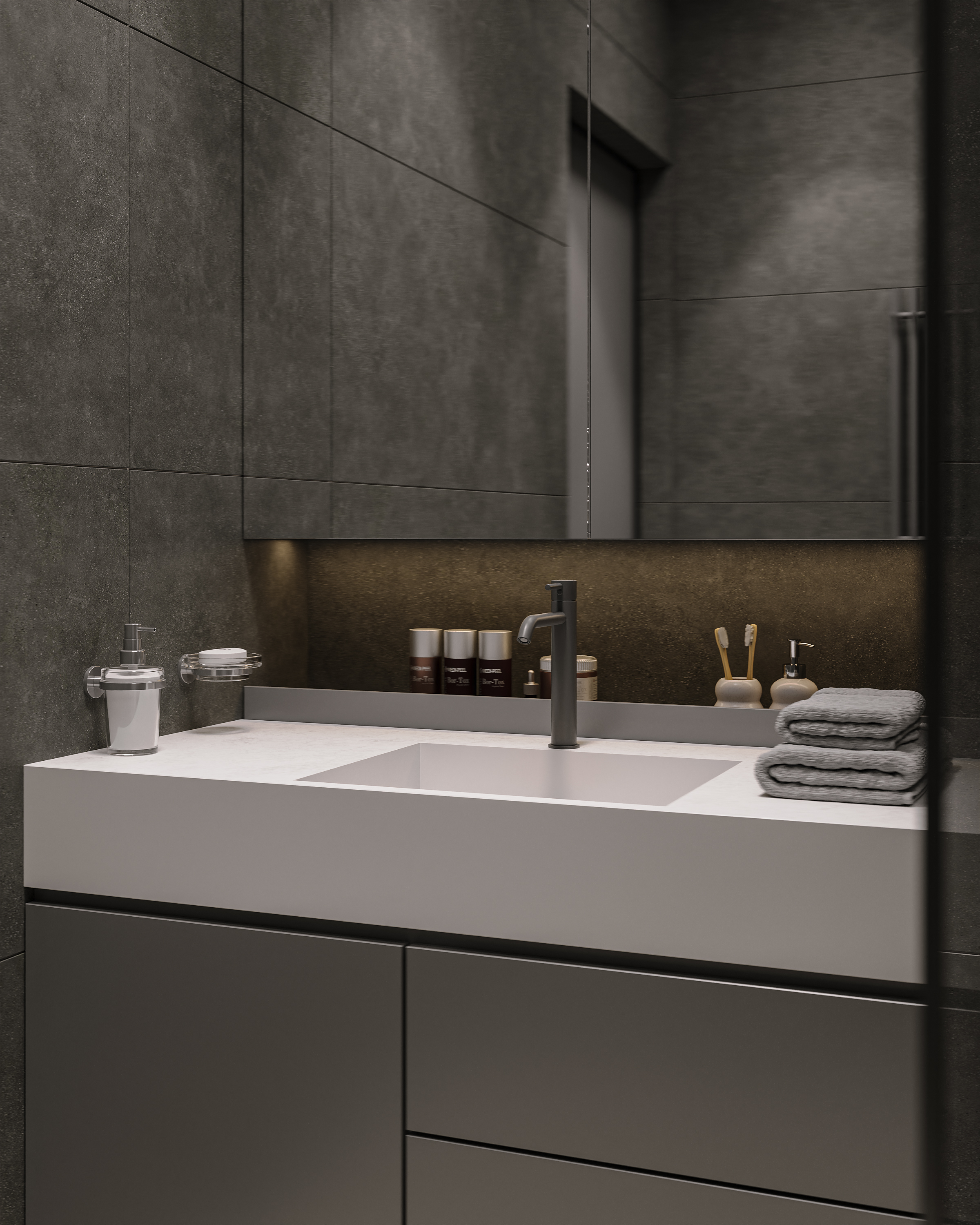 Modern Bathroom design - Работа из галереи 3D Моделей
