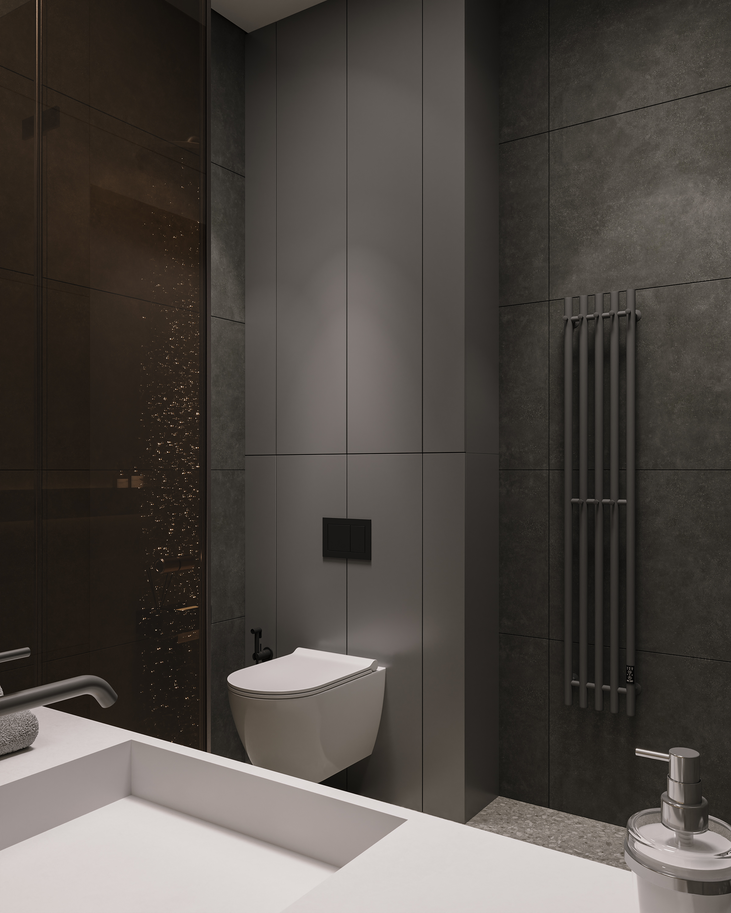 Modern Bathroom design - Работа из галереи 3D Моделей