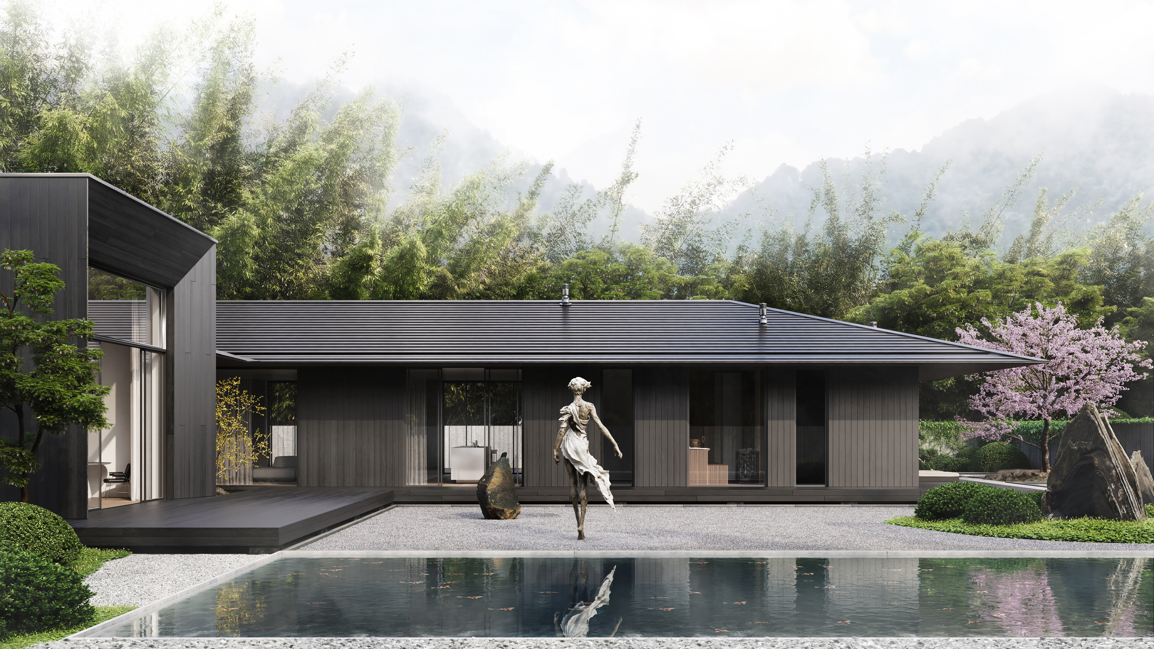 House in Asia - Работа из галереи 3D Моделей